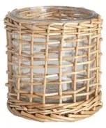 Lucerna Grusvik Glass Rattan 14 cm Storefactory Scandinavia