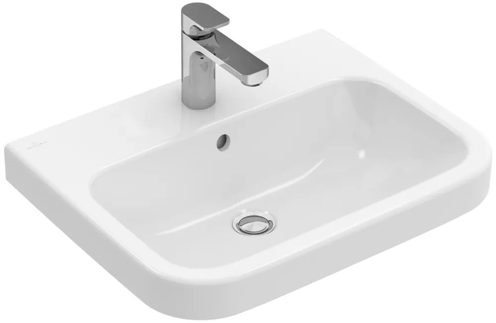 Villeroy & Boch ARCHITECTURA - Umyvadlo, 550x470x180 mm, s přepadem, bílá alpin 41885G01