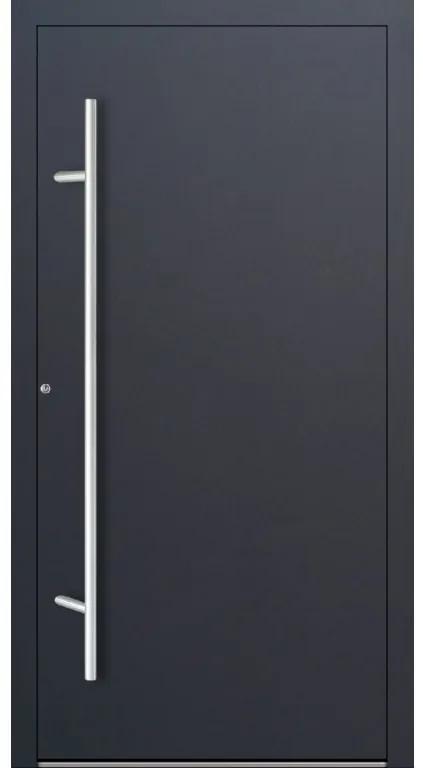 Hliníkové vchodové dveře FM Turen Premium P90 M00 antracit RAL7016 Orientace dveří: Levé, otevírání dovnitř, Standardní rozměr dveří včetně rámu: 100 cm x 200 cm - vnější rozměr rámu