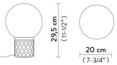 Slamp Stolní lampa ATMOSFERA SMALL Barva: Zlatá