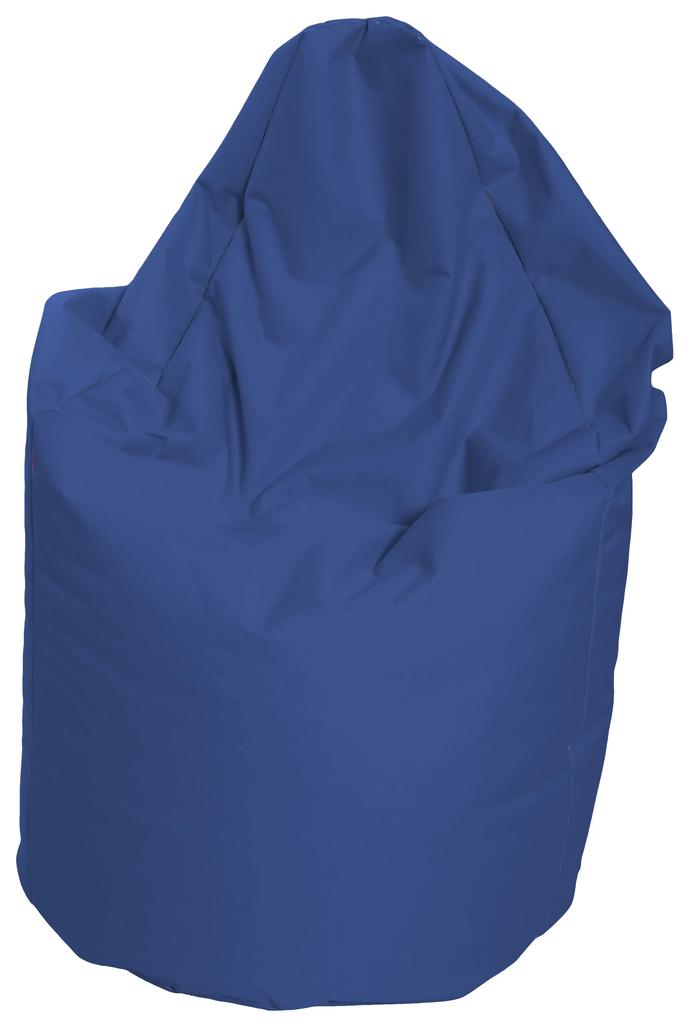 M&M sedací hruška Bag 135x70cm modrá