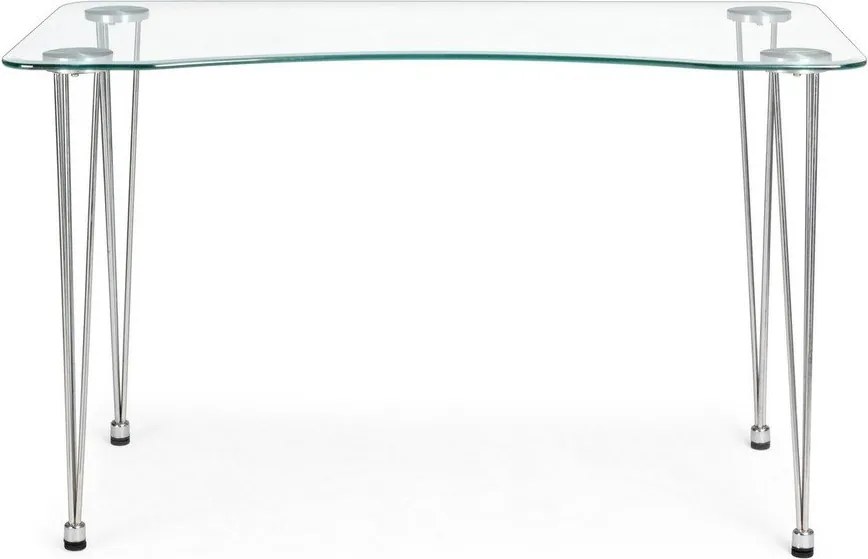 Pracovní stůl se skleněnou deskou 60x120 cm Rondo – Bizzotto