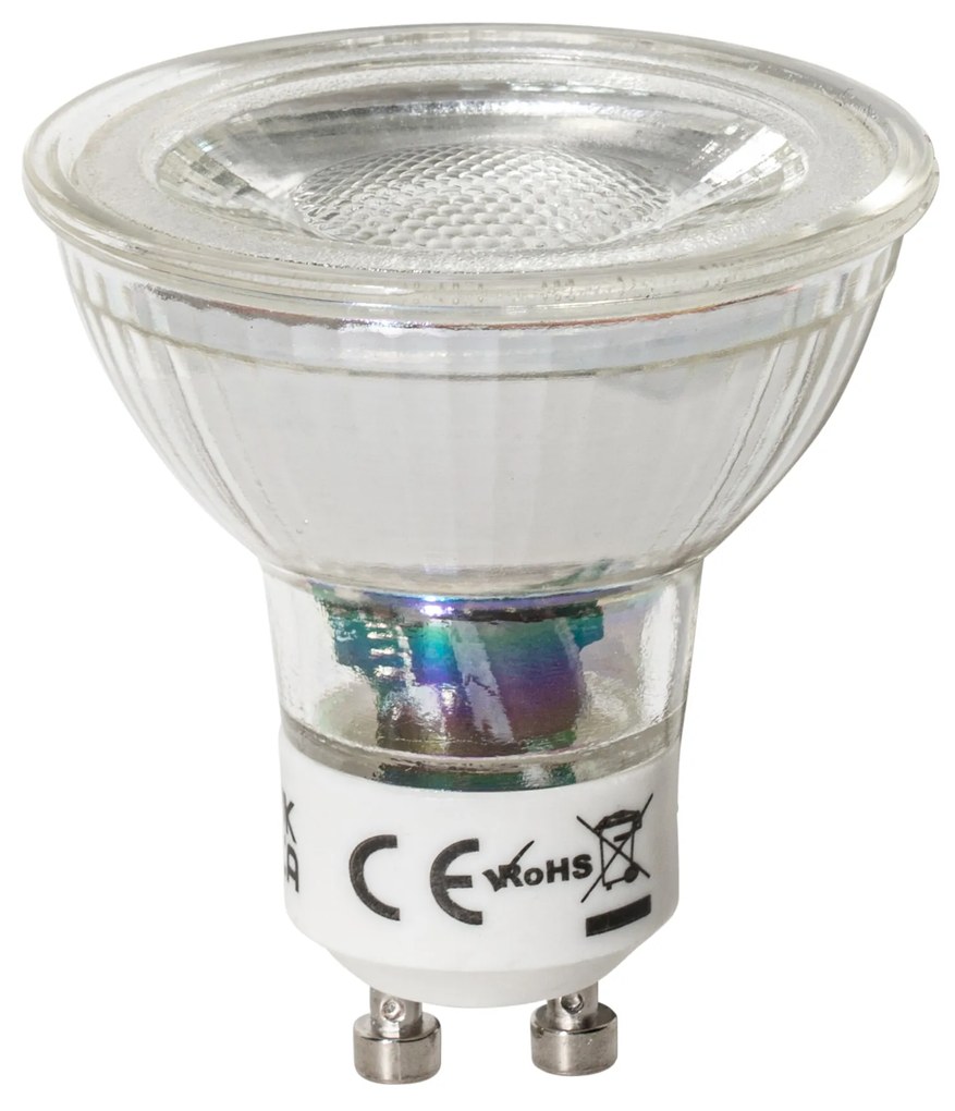 Sada 5 stmívatelných LED žárovek GU10 3W 200 lm 3000K