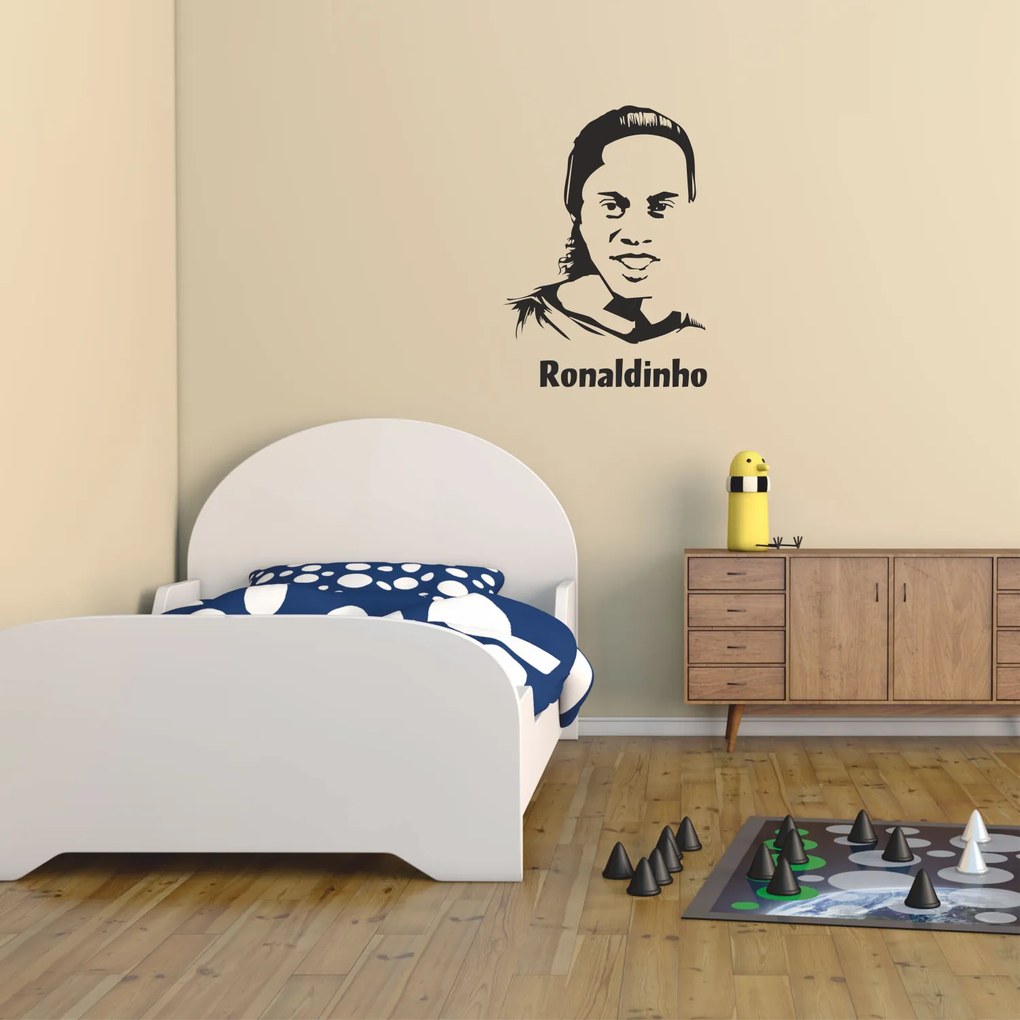 Samolepka na zeď - Ronaldinho (44x60 cm) - PopyDesign