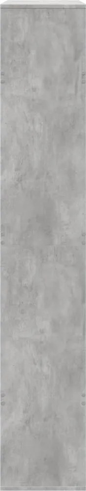 Dělicí stěna betonově šedá 100 x 33 x 187,5 cm kompozitní dřevo 3309540