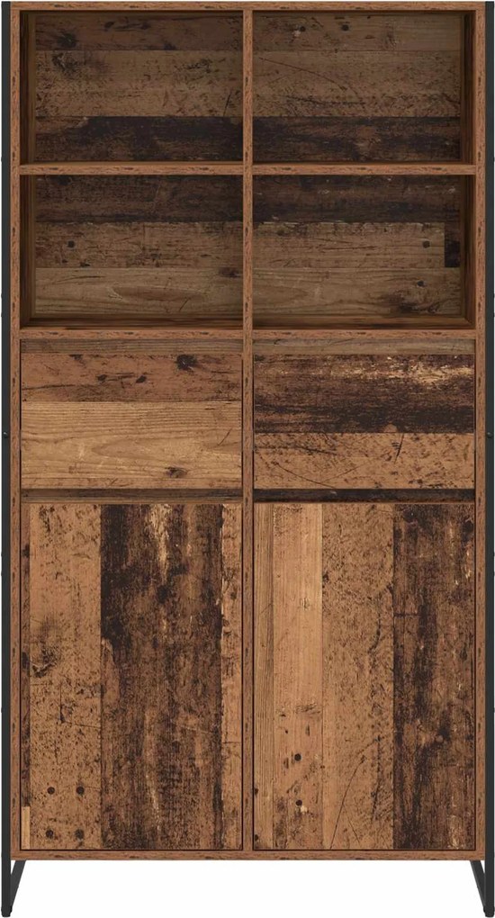 Servírovací skříň Staré dřevo 81 x 36 x 150.5 cm 3403038