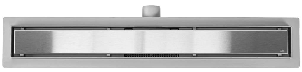 Rea Neox, odtokový sprchový žlab 80 cm, broušená ocel, REA-G2503