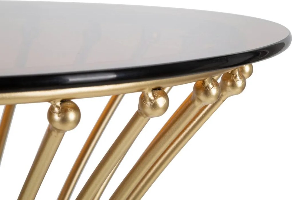 Designový odkládací stolek Xylander 50 cm zlatý