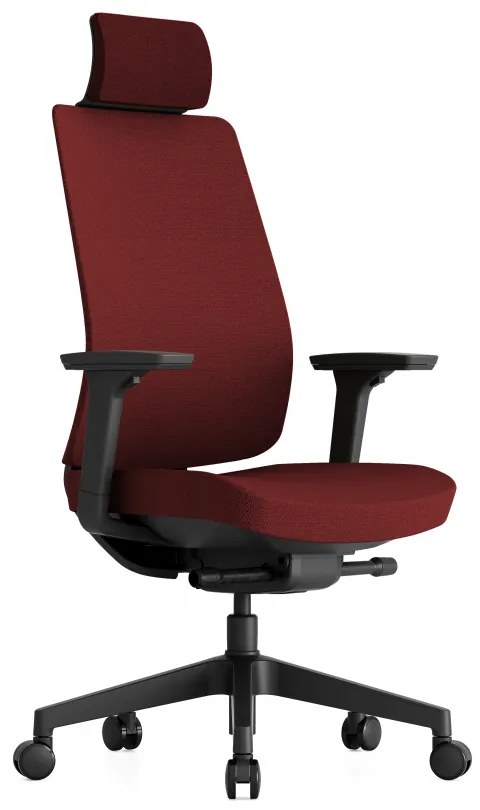 Office Pro Kancelářská ergonomická židle K50 — černá Modrá
