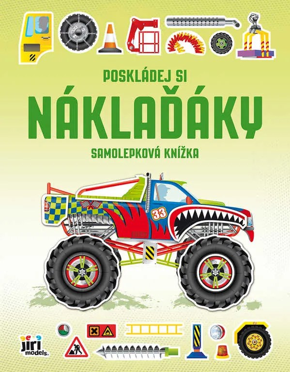 JIRI MODELS Poskládej si náklaďáky samolepková knížka 0