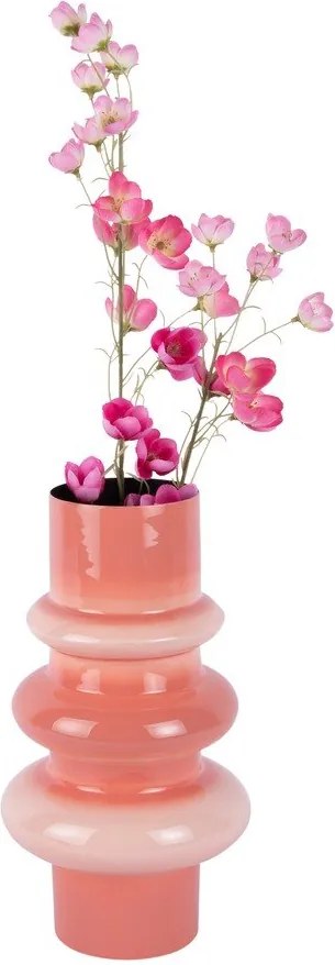 Růžová železná váza (výška 30 cm) Grato – PT LIVING