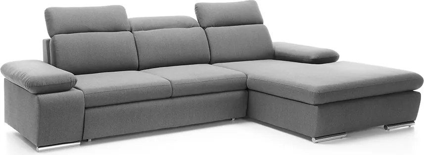 Rozkládací rohová sedačka ORION - výběr potahové látky pravý roh Monolith 48 - okrová