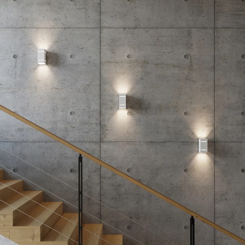 Sollux Lighting Nástěnné svítidlo BLOCCO bílé