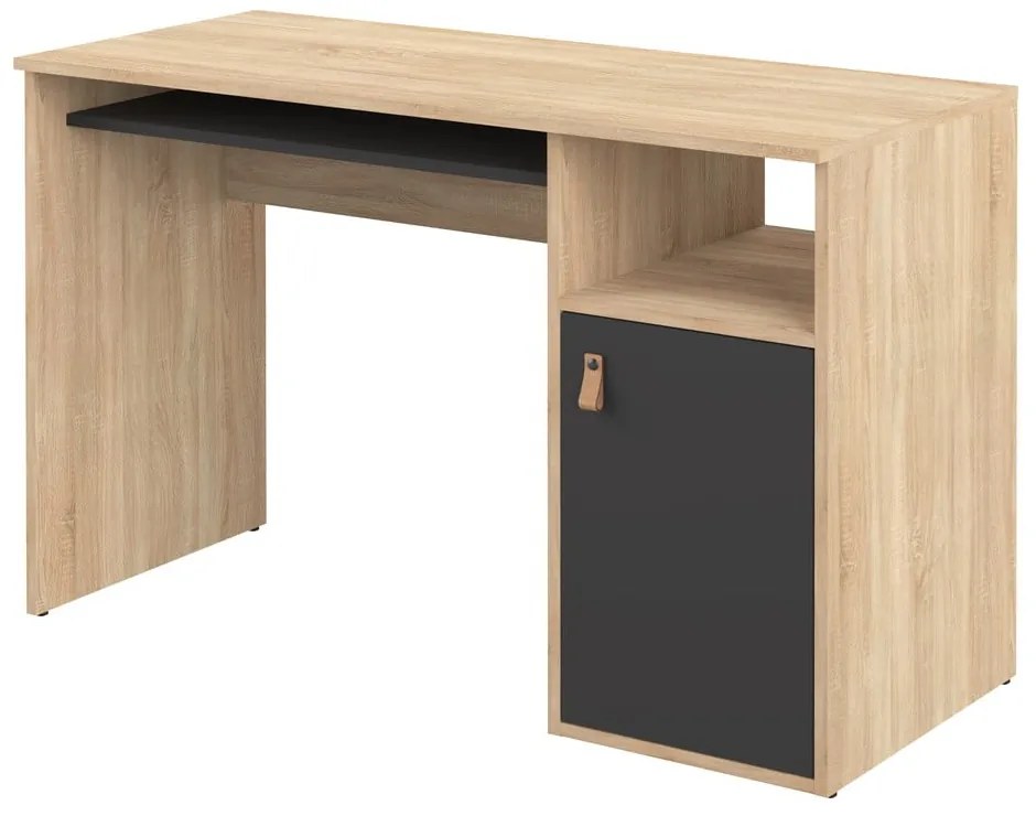 Pracovní stůl s deskou v dubovém dekoru 50x115 cm Oxford – TemaHome