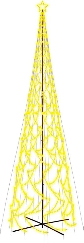 vidaXL Vánoční stromek kužel 3 000 ch LED diod 230 x 800 cm [343515] Barva: Modrá