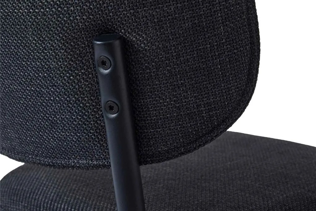 Designová jídelní židle Calixte tmavě šedá