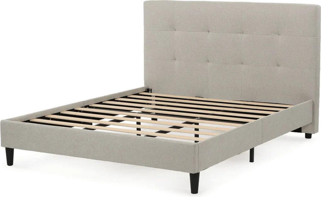 Autronic Čalouněná dvoulůžková postel BED-M160 Barva potahu: Krémová