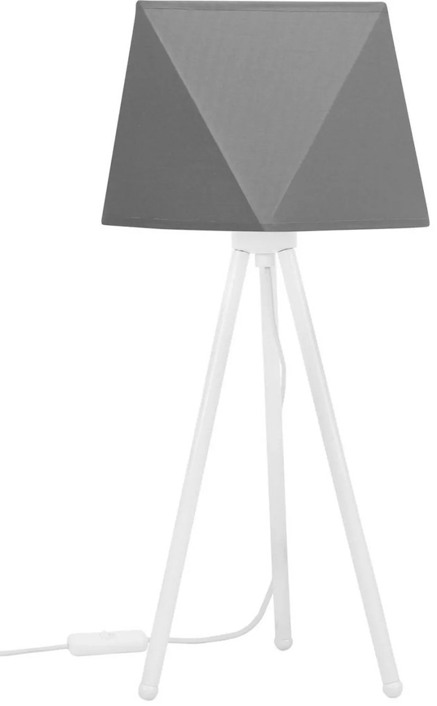 Stolní lampa Diamond, 1x textilní stínítko (výběr z 10 barev), (výběr ze 3 barev konstrukce)