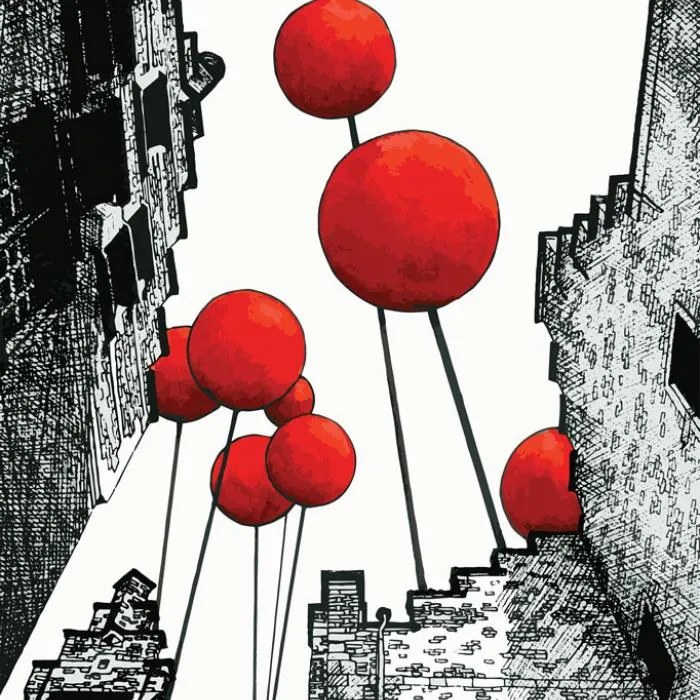 Vliesová tapeta Mr Perswall - Balloon City 225 x 265 cm