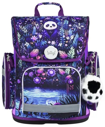 BAAGL Školní aktovka Ergo Jungle Panda