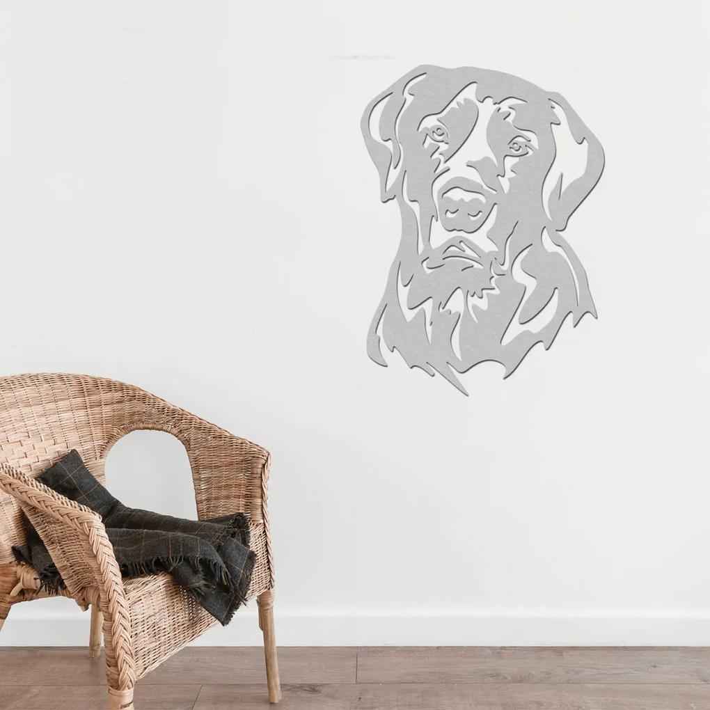 dřevo života Dřevěná dekorace psa Labrador Rozměry (cm): 22x30, Barevný vzor: Černá