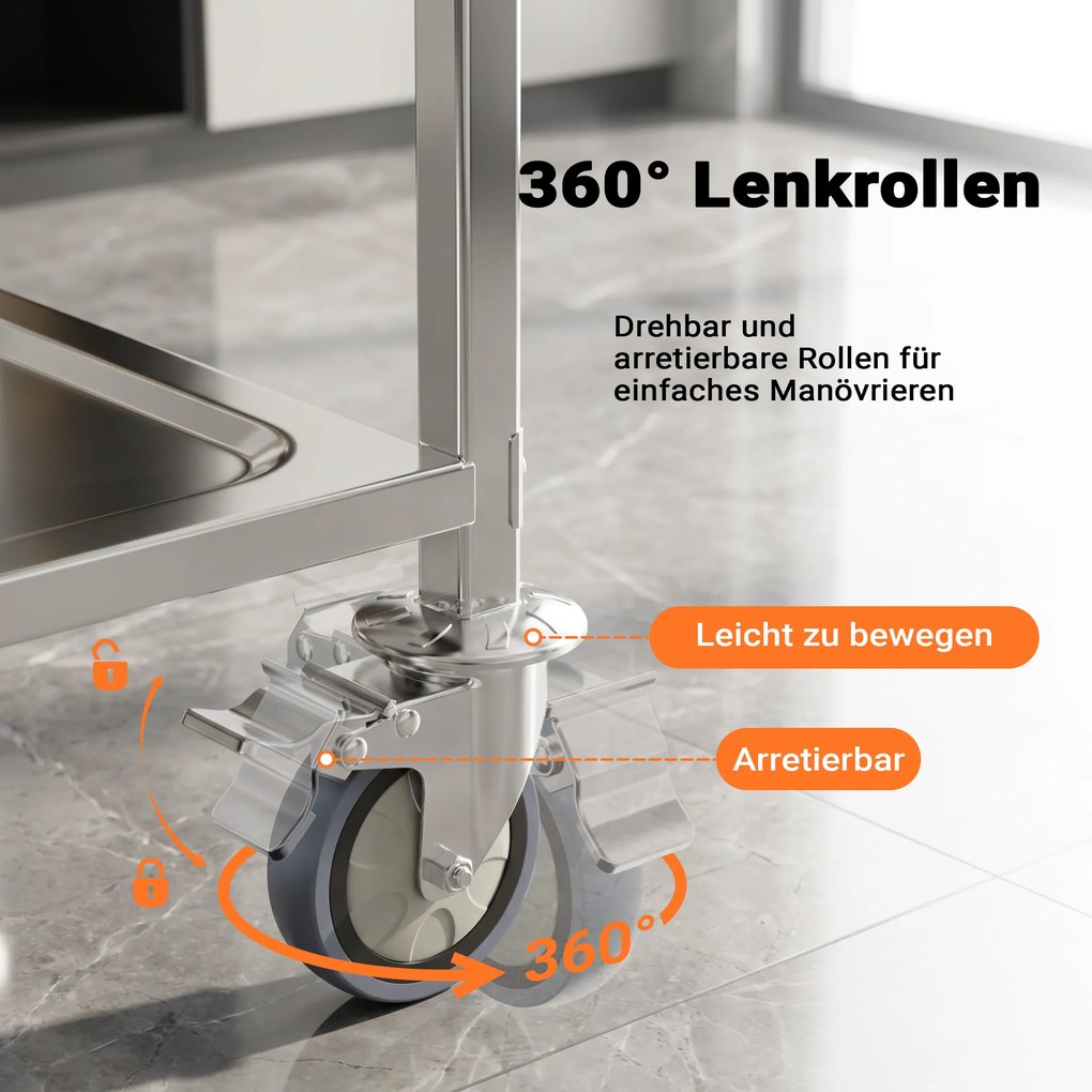 Servírovací vozík XPOtool – 150 kg (61905)
