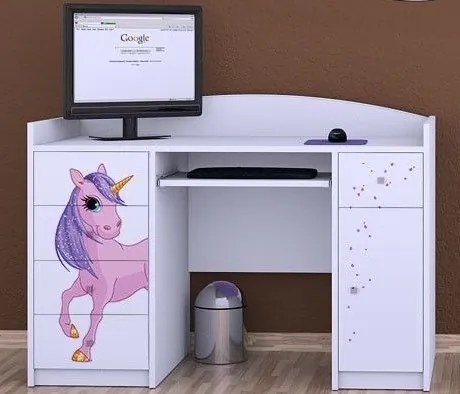 Dětský psací stůl JEDNOROŽEC - TYP 1