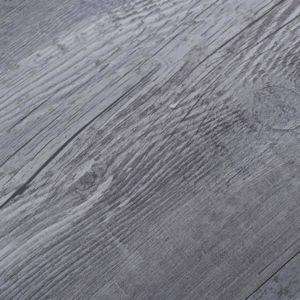 Samolepicí podlahová krytina PVC 5,21 m² 2 mm matné šedé dřevo,  330197