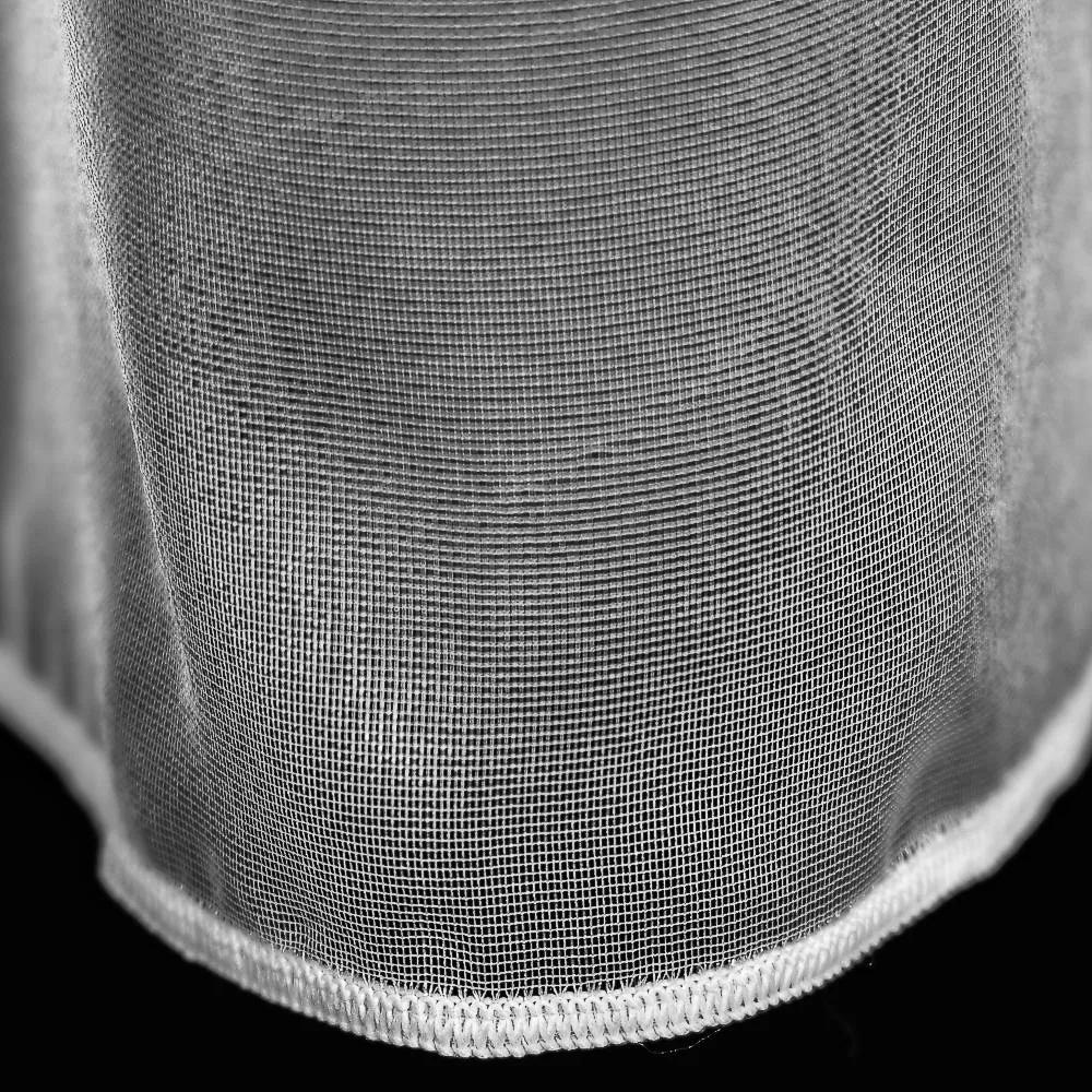 Forbyt záclona sablé DREHER žíhaná s olůvkem, bílá, výška 100cm ( v metráži)