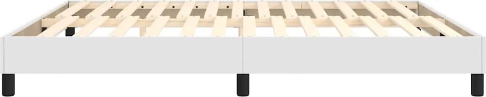 Rám postele s boxspringem bílá 180 x 200 cm umělá kůže 3120713