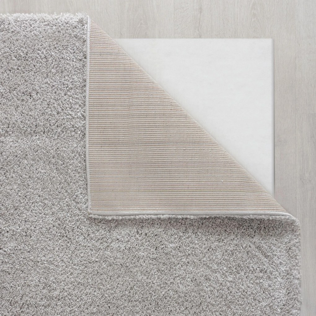Flair Rugs, Kusový koberec Shaggy Teddy Grey, 120x170, šedá, ložnice