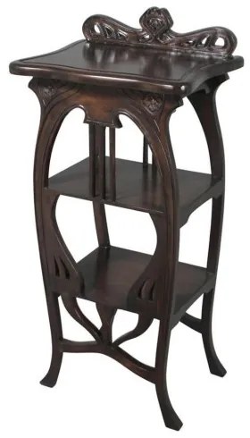 MAHOGANY CELTIC HARP PETITE TABLE