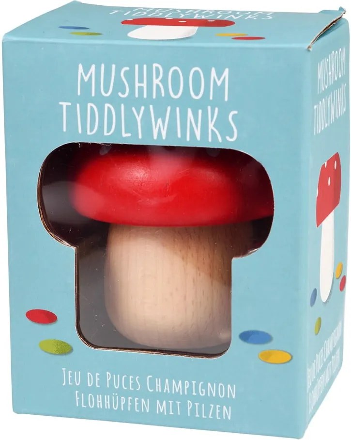 Dřevěná hračka ve tvaru houby Rex London Mushroom TiddlyWinks