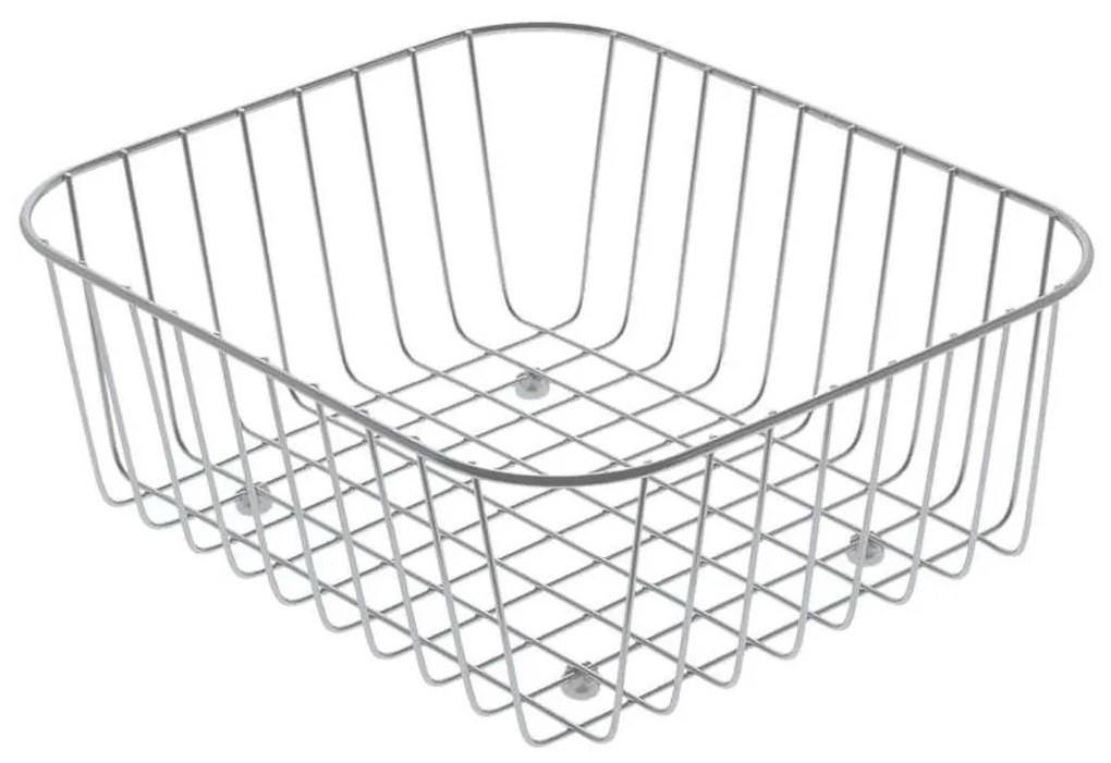 Villeroy & Boch - Drátěný koš 320x143x370 mm, kartáčovaná nerez 984100K1