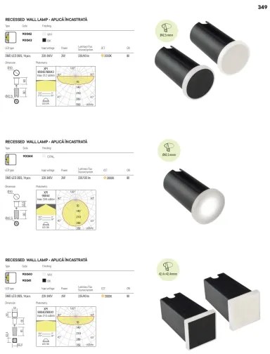 Redo 90042 - LED Venkovní zápustné svítidlo INCAS LED/2,3W/230V IP65