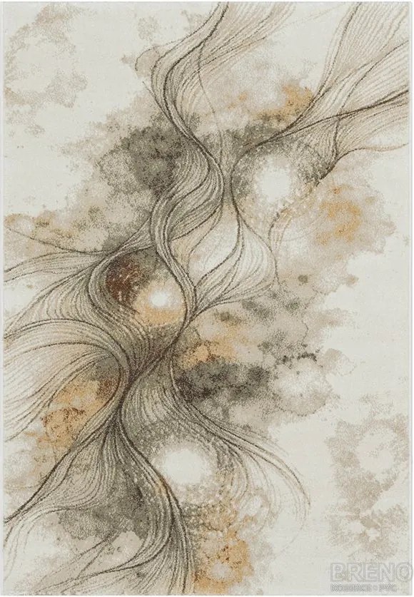 Breno Kusový koberec HARMONY 10/WZW, 160x230 cm, Vícebarevné/Béžová