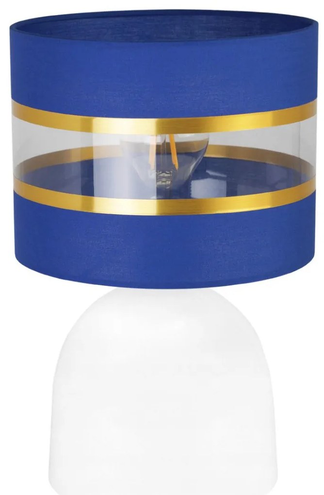 Stolní lampa Elegance, 1x textilní stínítko (výběr ze 6 barev), (výběr ze 2 barev konstrukce), g