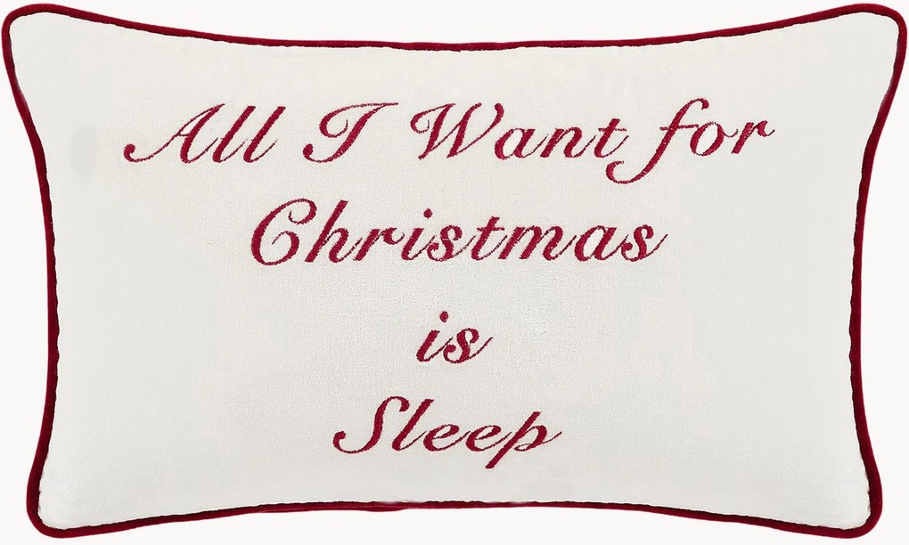 Ručně vyrobený vánoční polštář All I Want For Christmas