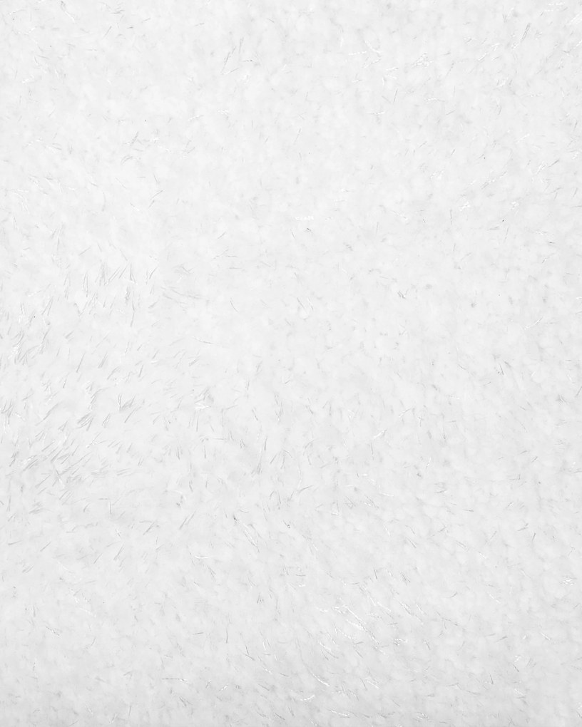 Kruhový koberec ⌀ 140 cm bílý DEMRE Beliani