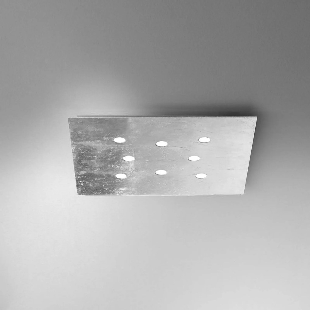 ICONE Slim - ploché LED stropní svítidlo 8 světel bílé barvy