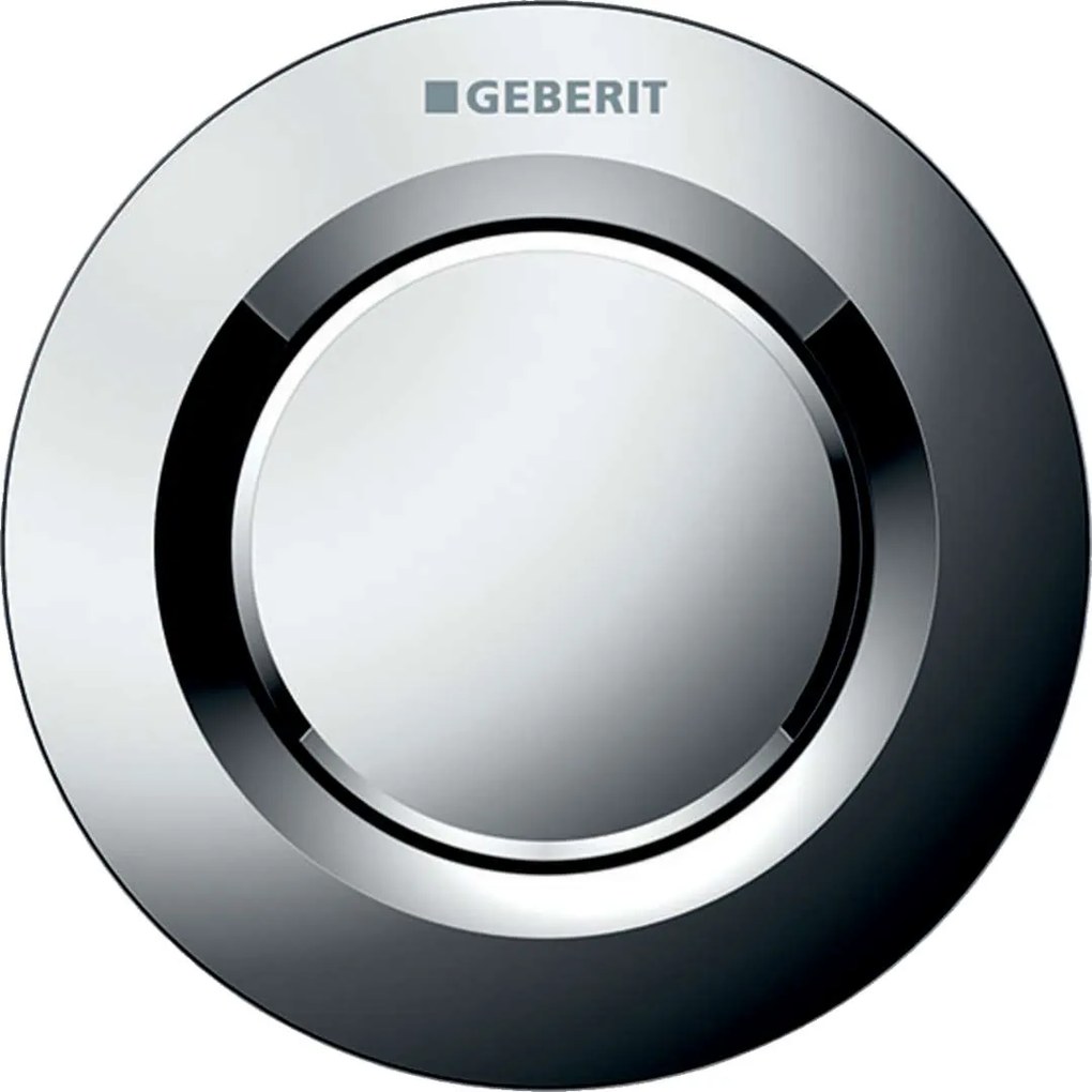 Geberit - Oddálené ovládání typ 01, pneumatické, pro 1 množství splachování, lesklý chrom 116.040.21.1