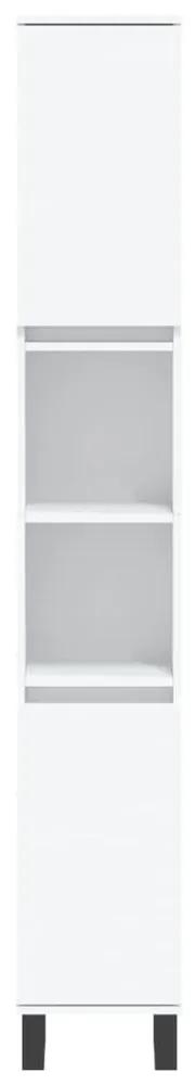 Petromila Koupelnová skříňka bílá 30 x 30 x 190 cm kompozitní dřevo