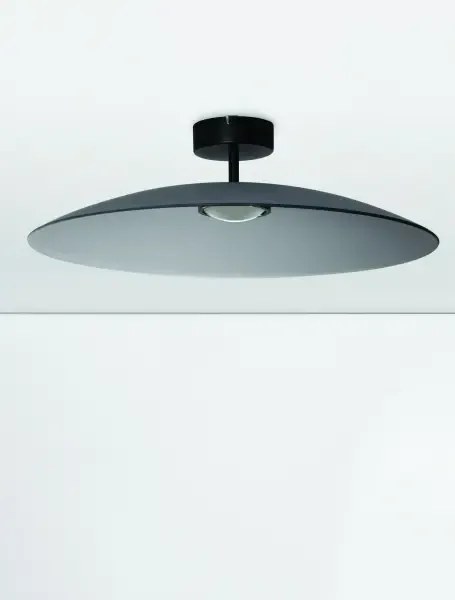 LED černo-kouřové moderní stropní svítidlo Polifemo