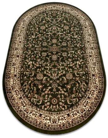 Oválný koberec ROYAL ADR 1745 zelený Rozměr: 150x250 cm