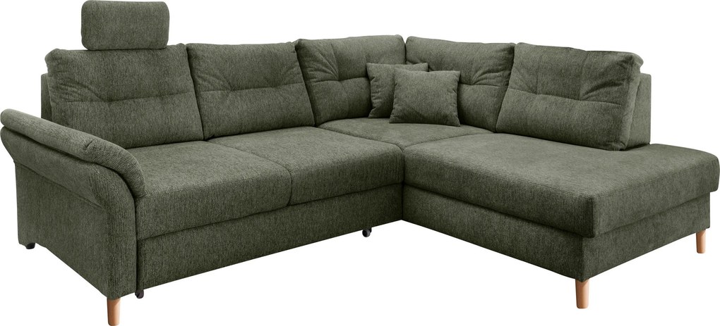 XXXLutz ROHOVÁ SEDAČKA, textil, tmavě zelená Livetastic - Sedací soupravy - 002310012740