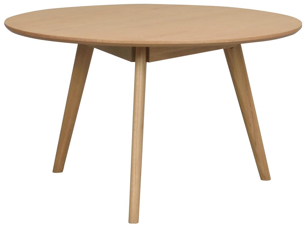 Přírodní dubový konferenční stolek Rowico Muya, 90 cm