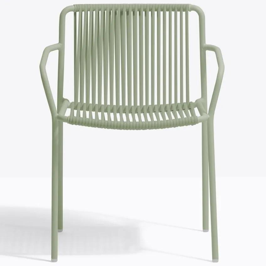 OnaDnes -20% Pedrali Zelená kovová zahradní židle Tribeca 3665