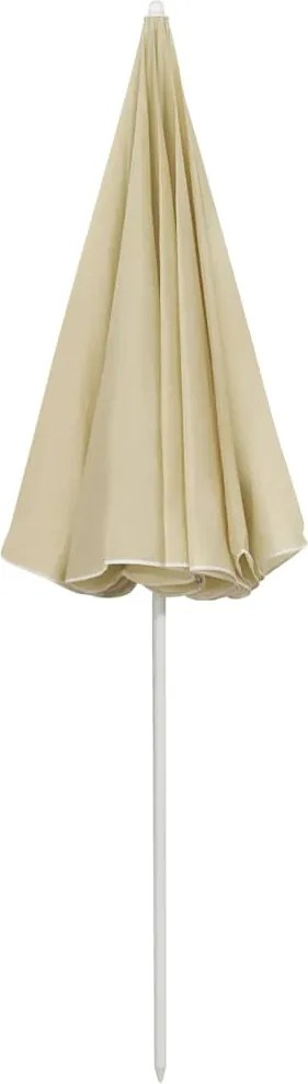Plážový slunečník pískově žlutý 240 cm 314703
