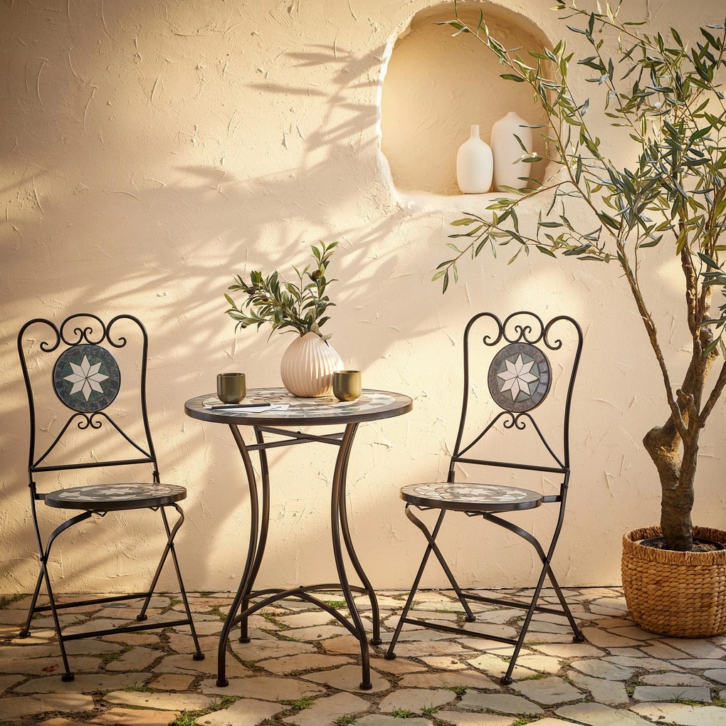 XXXLutz SADA NA BALKON 3dílné, Ambia Garden - Online Only zahradní nábytek - 000538001102