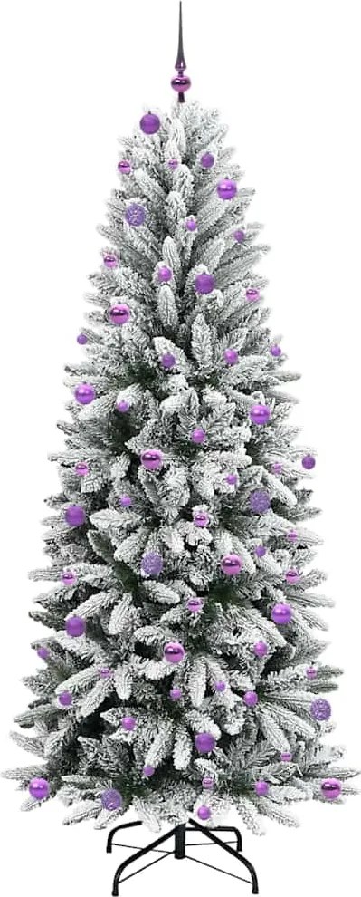 Umělý vánoční stromeček Bílá 240 cm PVC, plast, ocel a PE 3396075